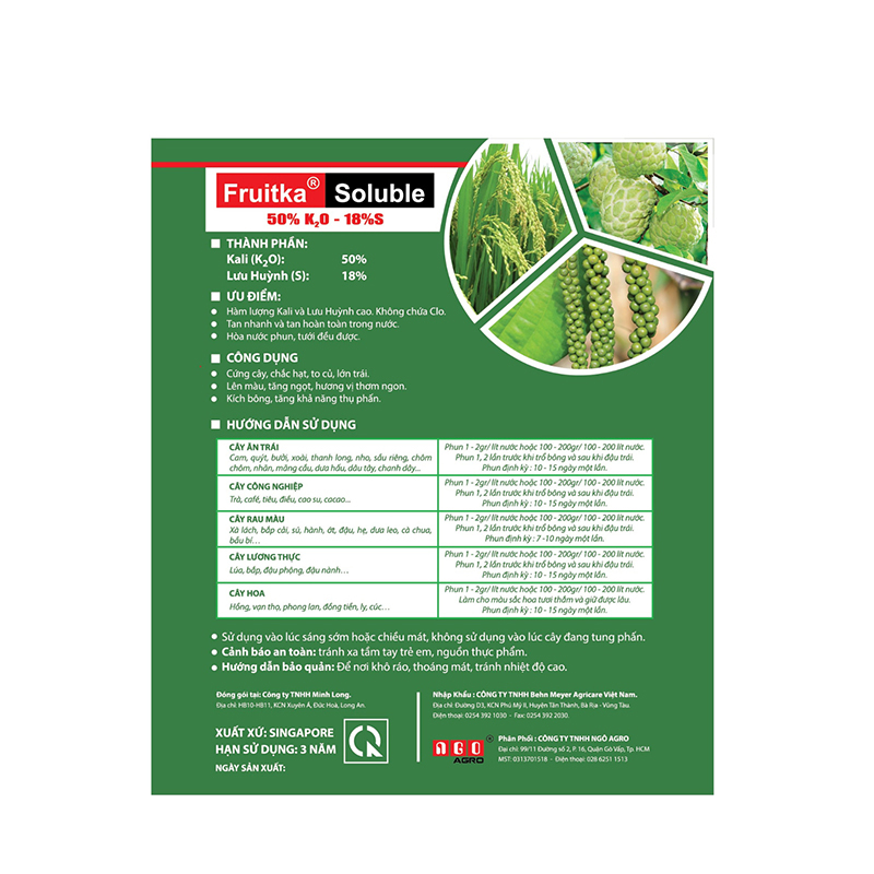 Fruitka Soluble (Gói 50 gram) - NGO AGRO
